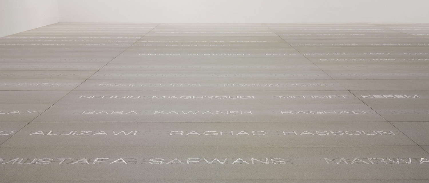 Exhibition Opening - Doris Salcedo: Palimpsest (Fondation Beyeler)